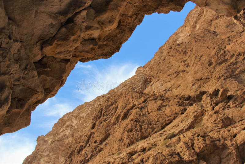 Crack in Cliff in Mini Three Gorges, Wushan, Chongqing, China Stock ...