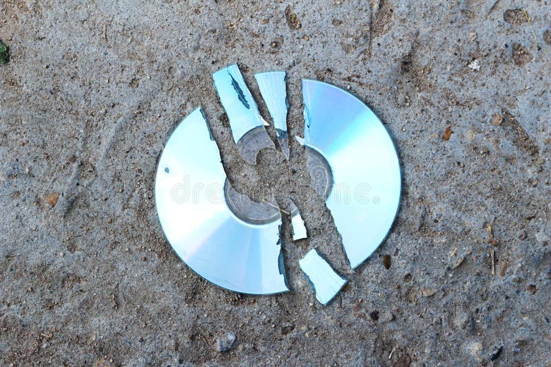 Crack compact disc stock image. Image of destroy, technology - 51094793