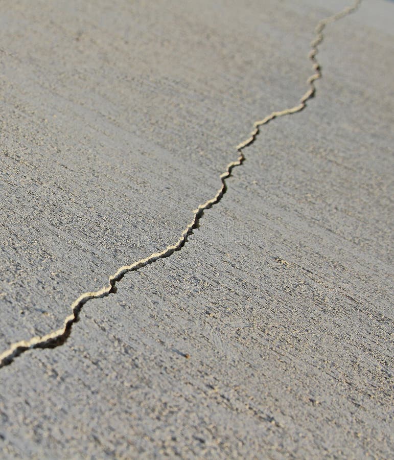 Crack in the concrete stock photo. Image of damaged, brick - 22256568