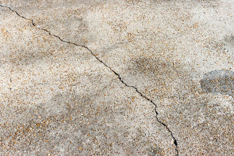 Crack in Concrete with No Grass Growing Inside Stock Image - Image of ...