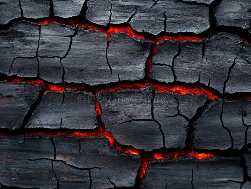 A Crack in the Ground with Red Paint on it Stock Photo - Image of ...