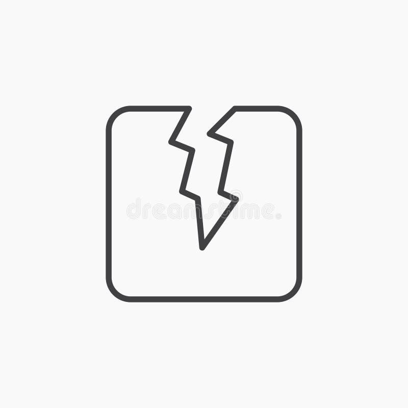 Crack Icon Stock Illustrations – 30,247 Crack Icon Stock Illustrations ...