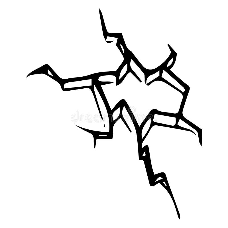Doodle crack holes stock vector. Illustration of exploding - 16452513