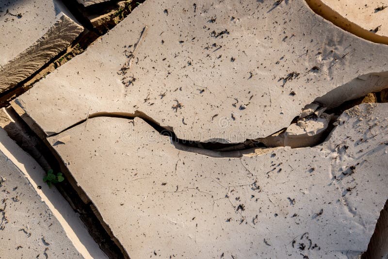 Crack in the land stock image. Image of climate, drought - 61385589