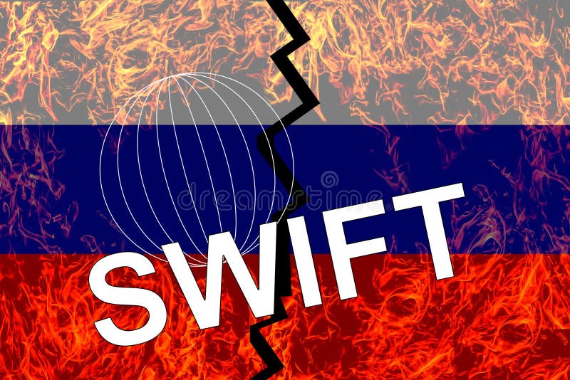 A Crack in the Monolith. Flag of Russia Stock Image - Image of ...