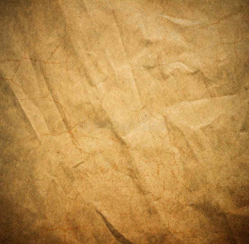 Crack Paper Texture,brown Paper Sheet. Stock Image - Image of design ...