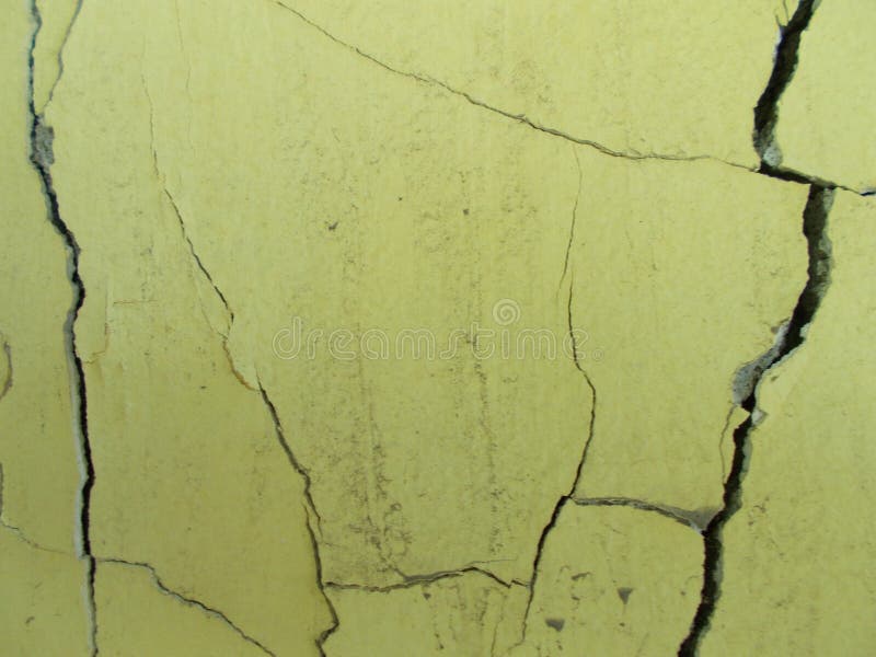 Crack on the Plastered Wall of a House for Interior Design Stock Photo ...