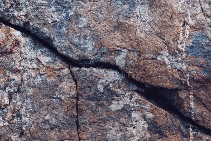 Crack in the Rock on Mountain Rustic Style. Stock Image - Image of rock, earth: 261988329