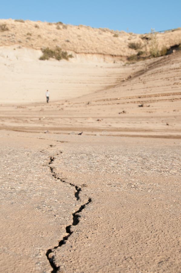 Crack in Sand stock photo. Image of hill, idaho, beach - 11266404