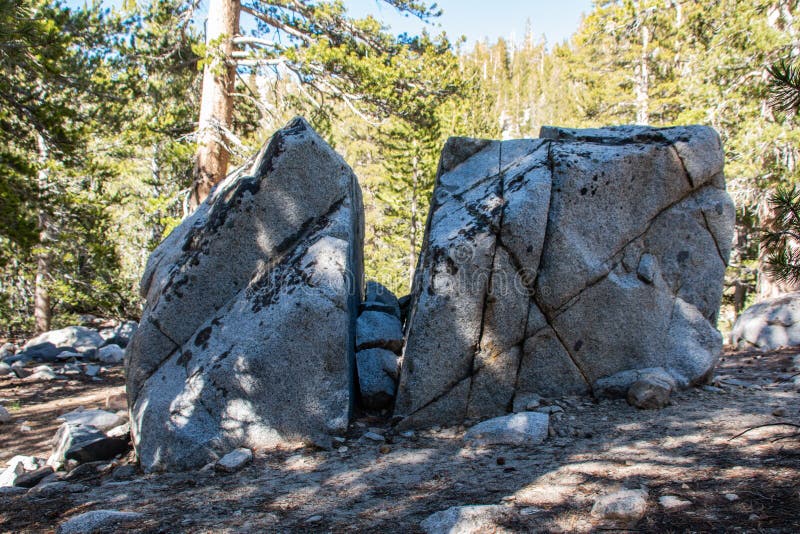 Split Rock stock photo. Image of woodland, wilderness - 229612524