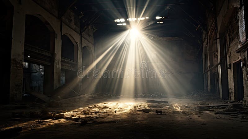 Crack sun rays on black stock illustration. Illustration of reveal ...