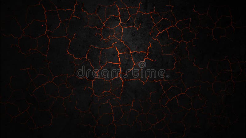 Red Crack on the Dark Wall Texture Background. Cracked Background ...