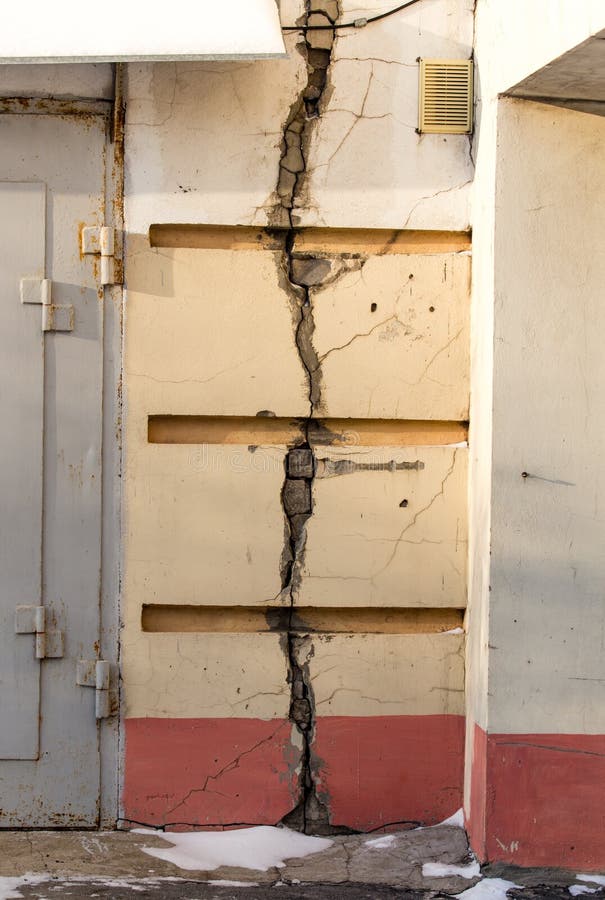 Crack in the wall stock image. Image of background, grunge - 110726779