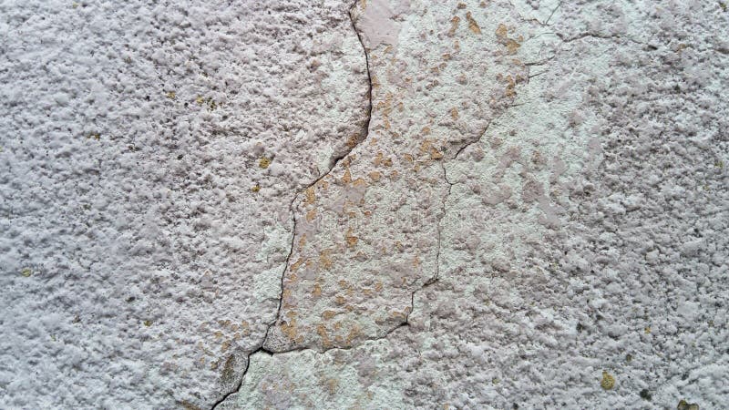 Crack on the Wall of the House. Old Plaster Falls Off the Surface ...