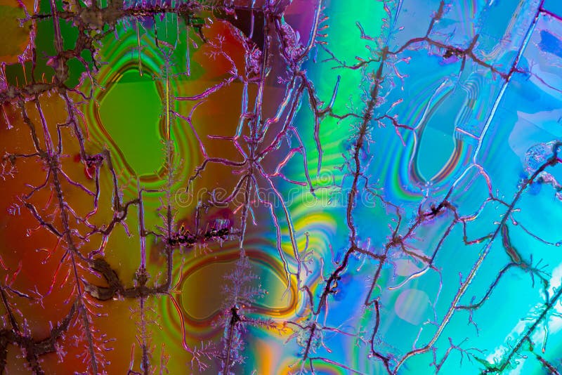 Cracked stock photo. Image of color, software, rainbow - 27444656