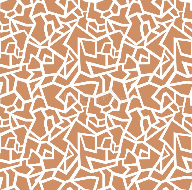 Cracked Abstract Seamless Pattern Background in Vector Stock Vector ...