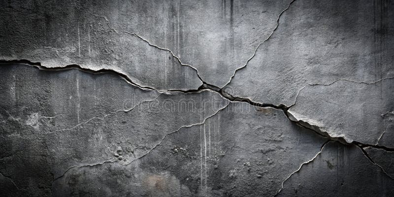 Cracked Aesthetic Dark Gray Wall Background Stock Illustration ...