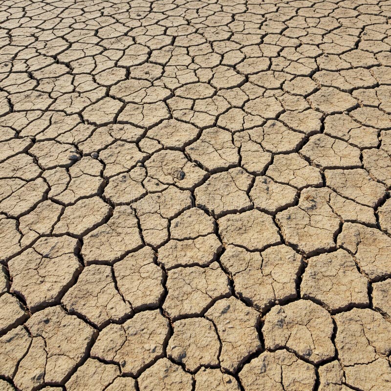 Cracked, Barren Earth with Irregular Patterns and Deep Fissures ...