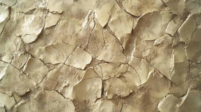 Cracked Beige Wall Texture, a Detailed View of Rustic Charm Stock ...