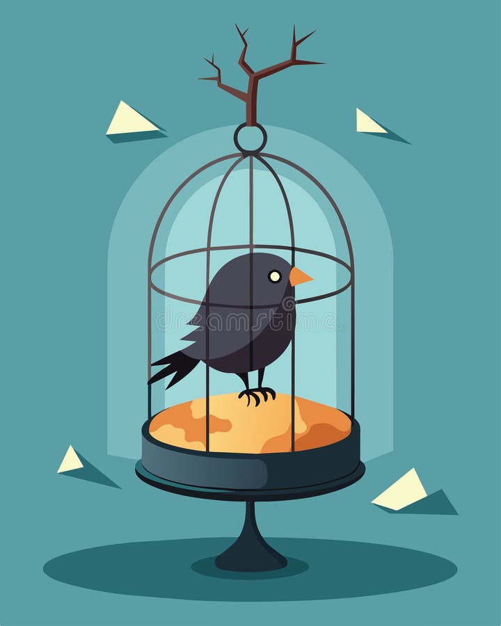 A Cracked Birds Egg with a Tiny Bird Inside Its Head Stuck in a ...