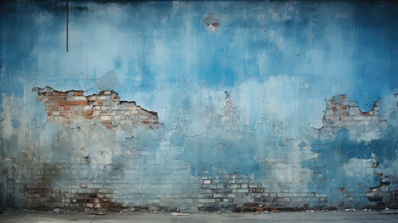 Cracked blue distressed stock illustration. Illustration of ...