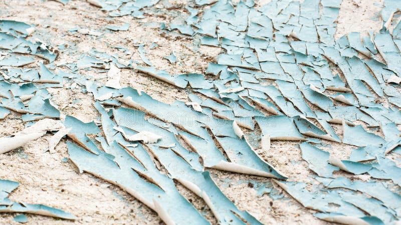 Cracked blue paint stock image. Image of spattered, closeup - 149326485