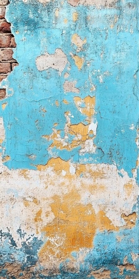 Cracked Brick Design: Aged Facade, Weathered Wall Texture, Rustic ...