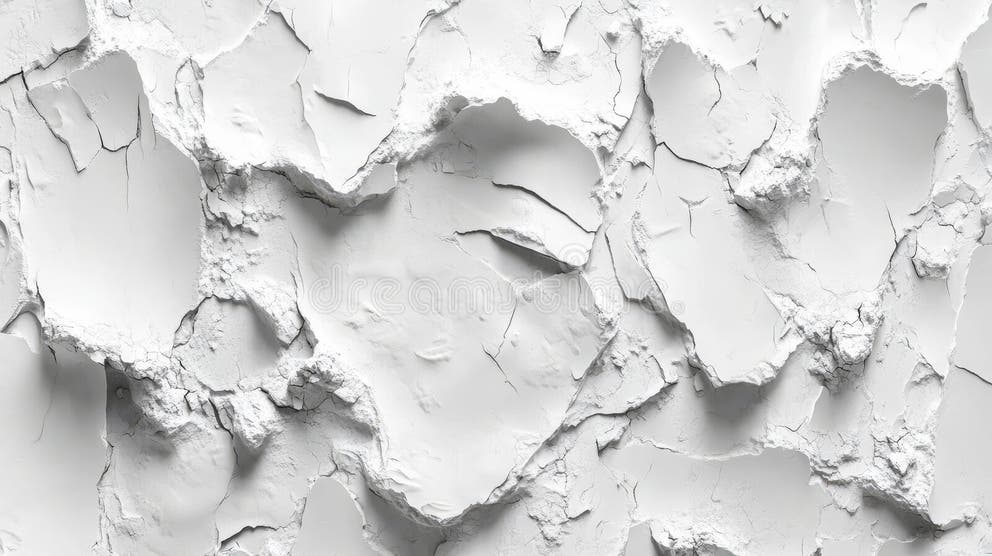 A Cracked and Broken Background Texture with a Seamless Design, Featuring a Stained and Peeling ...