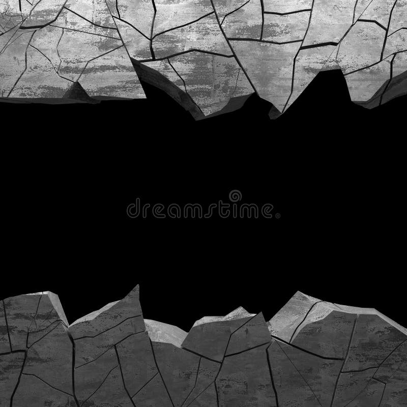Concrete Wall Crumbling Stock Illustrations – 257 Concrete Wall ...