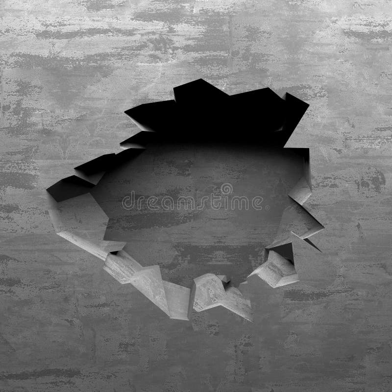 Concrete Wall Crumbling Stock Illustrations – 257 Concrete Wall ...