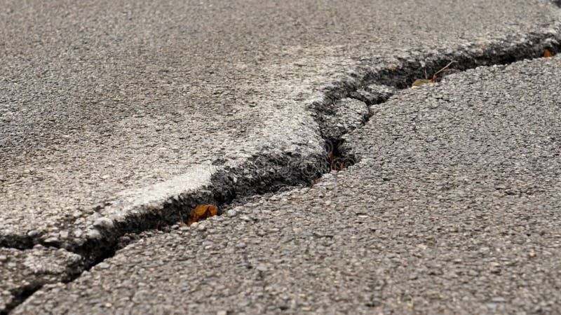 Cracked Broken Damaged Wall of a Building after an Earthquake Accident ...
