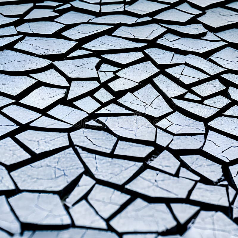 A Cracked and Shattered Texture with Broken Mirrors and Shattered ...