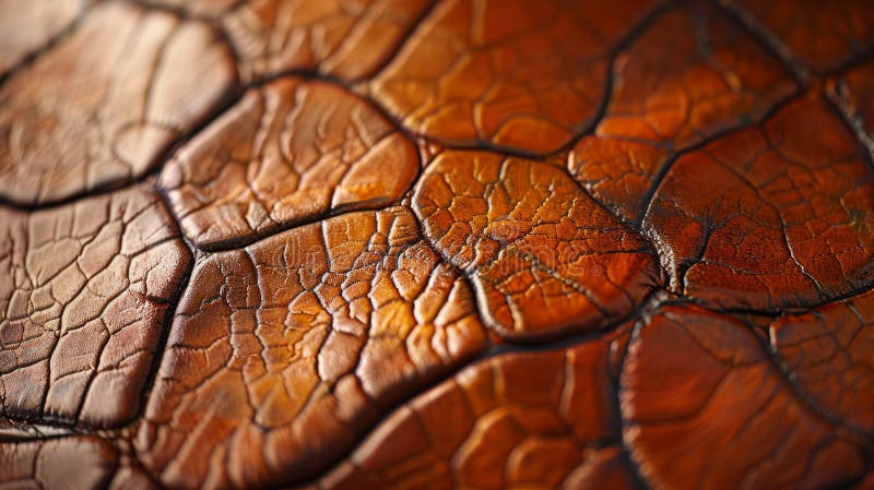 Cracked Brown Leather Texture. Stock Photo - Image of tactile, leather ...
