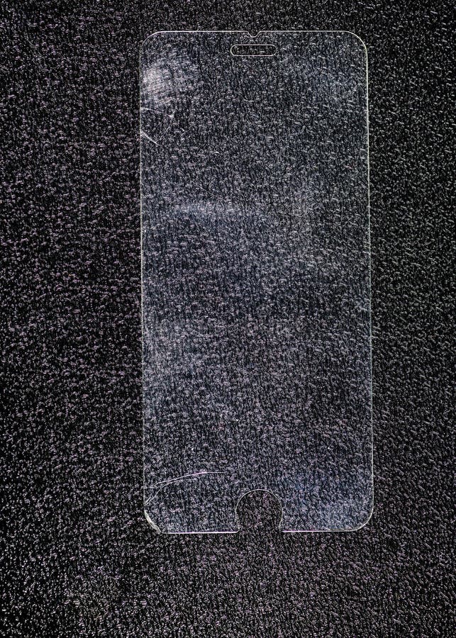Cracked Cell Phone Cover Protector Stock Image - Image of protect ...