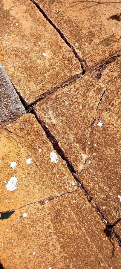 Cracked Cement Pathway. Textured Ground. Broken Flooring. Cracks in ...