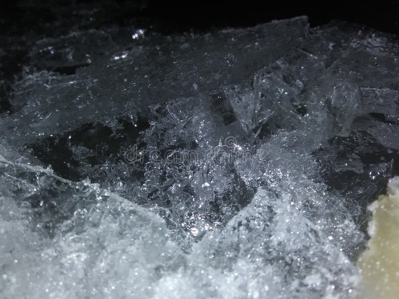 Cracked chipped ice stock photo. Image of cold, winter - 191949648