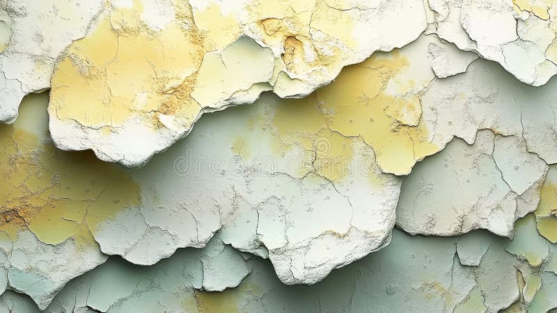 Cracked and Chipped White Paint on a Surface Stock Illustration ...