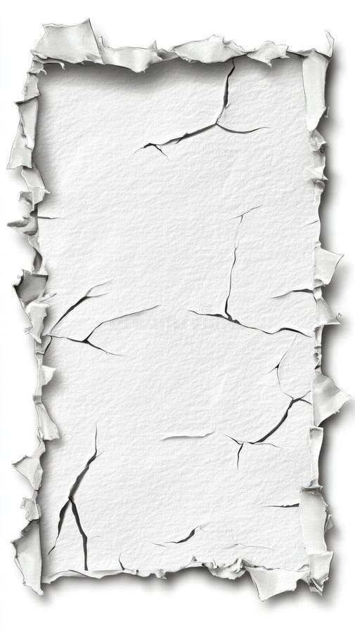 Cracked and Chipped White Paint, Texture and Background Stock ...