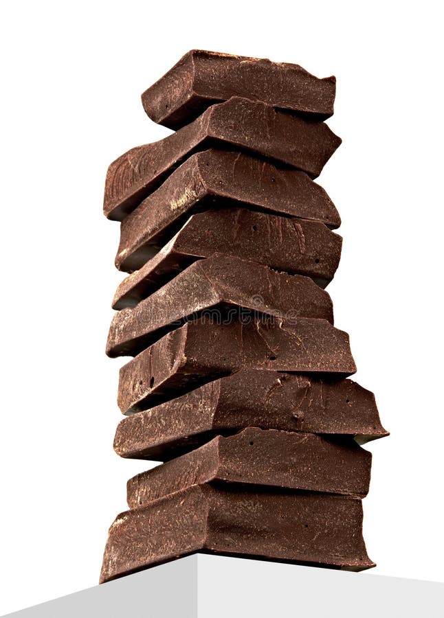 Stacked chocolate bars stock photo. Image of chocolate - 14781288