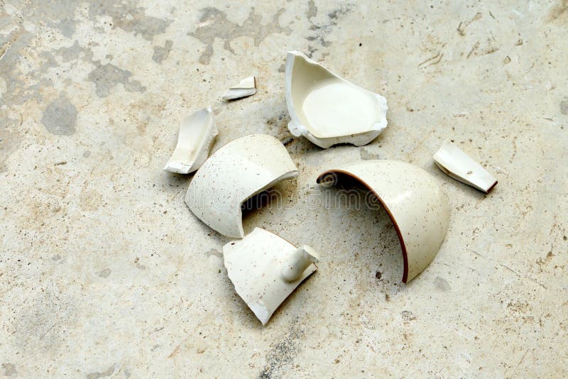 Cracked coffee cup stock photo. Image of house, concrete - 154461054