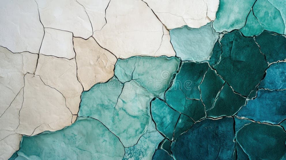 Cracked, Colorful Surface Texture, this Image Was Created Using ...