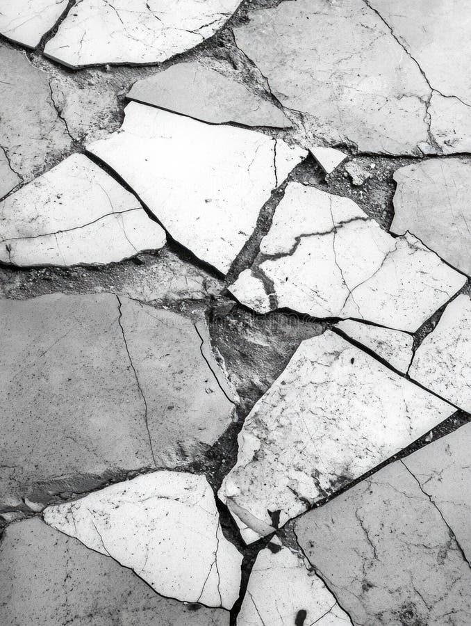 Cracked Concrete stock photo. Image of material, demolition - 375509554