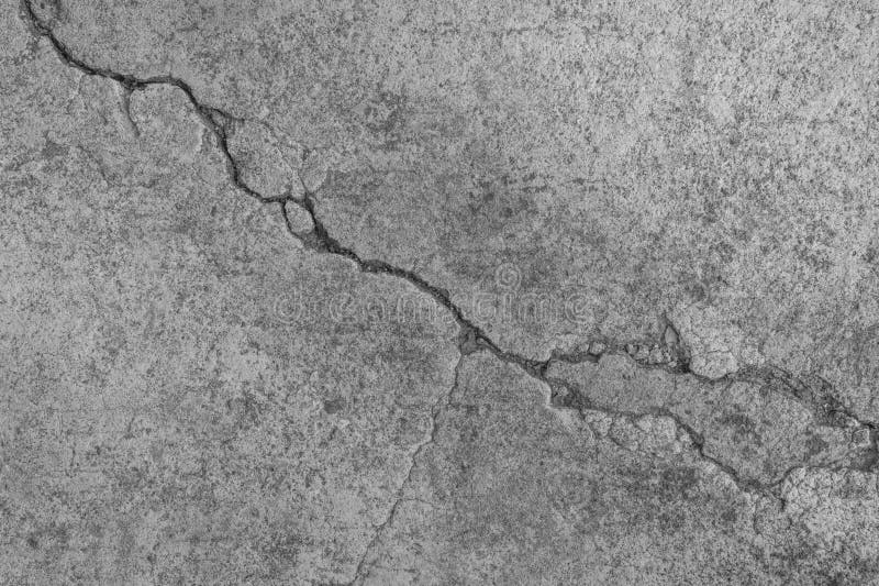 A Cracked Concrete Surface with an Irregular Pattern of Fractures ...
