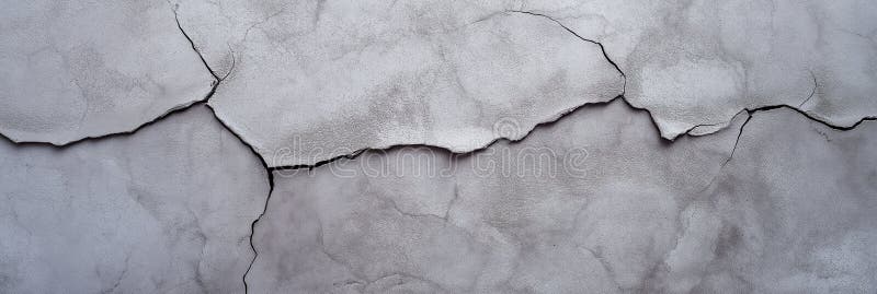 Cracked Concrete Texture Background with Detailed Fractures Stock Photo ...