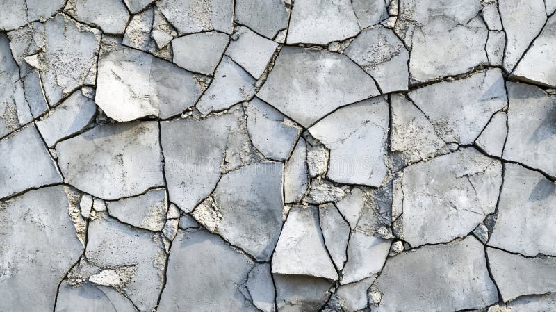 Cracked Concrete Wall Texture Seamless Pattern High Quality Image Stock ...