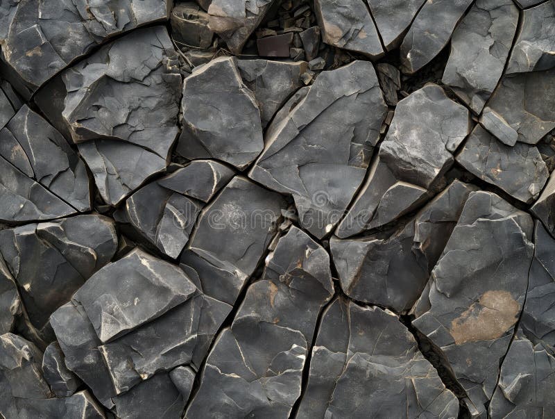 Cracked Dark Rocks stock photo. Image of dark, rugged - 326502422