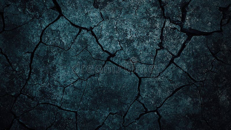 Cracked Dark Surface Texture Showcasing Intricate Patterns and Lines ...