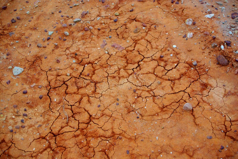 Cracked Desert Mud stock image. Image of cracking, outback - 5413355
