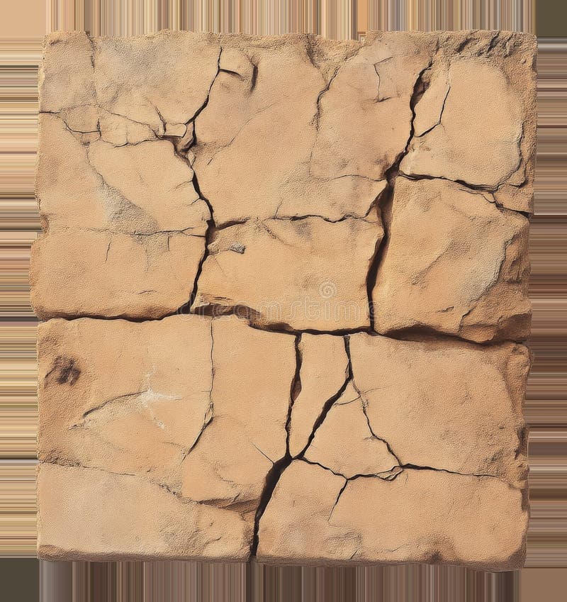 Cracked Desert Stone Texture, Natural Erosion Effect. Geological ...