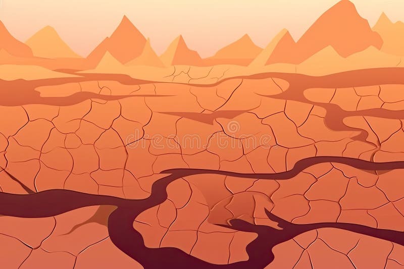 Cracked Dried Earth Soil. Ground Texture. Drought or Dry Land ...